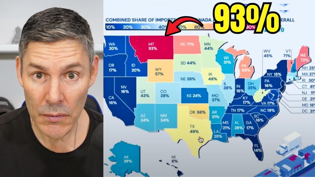 This Map Shows The States Most Vulnerable To Tariffs